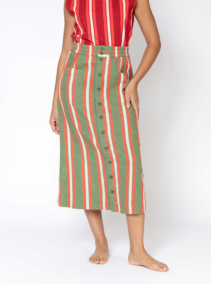 ruth skirt | pre spring 25 | fennel – ace&jig